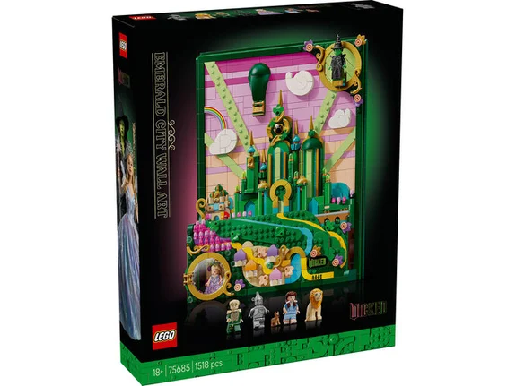 Lego Emerald Siti zidno umetničko delo 75685
