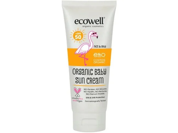 Ecowell Organska krema za sunčanje-bebe Spf 50 110gr