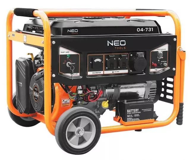 Benzinski agregat – 6500W – NEO TOOLS