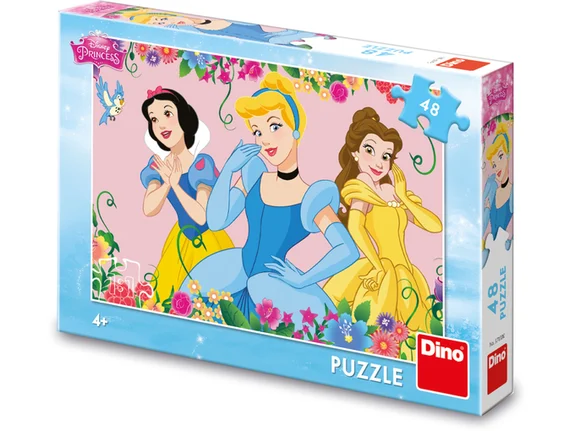 Dino Puzzle Disney princeze 48kom
