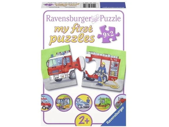 Ravensburger puzzle (slagalice) - Moje prve puzzle, 9 u 1,zanimanja RA07332