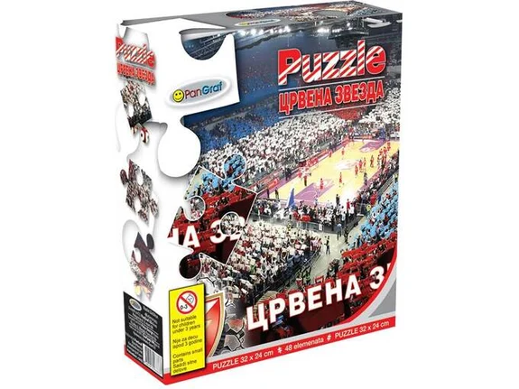 PanGraf Puzzle 48 kom - Crvena zvezda