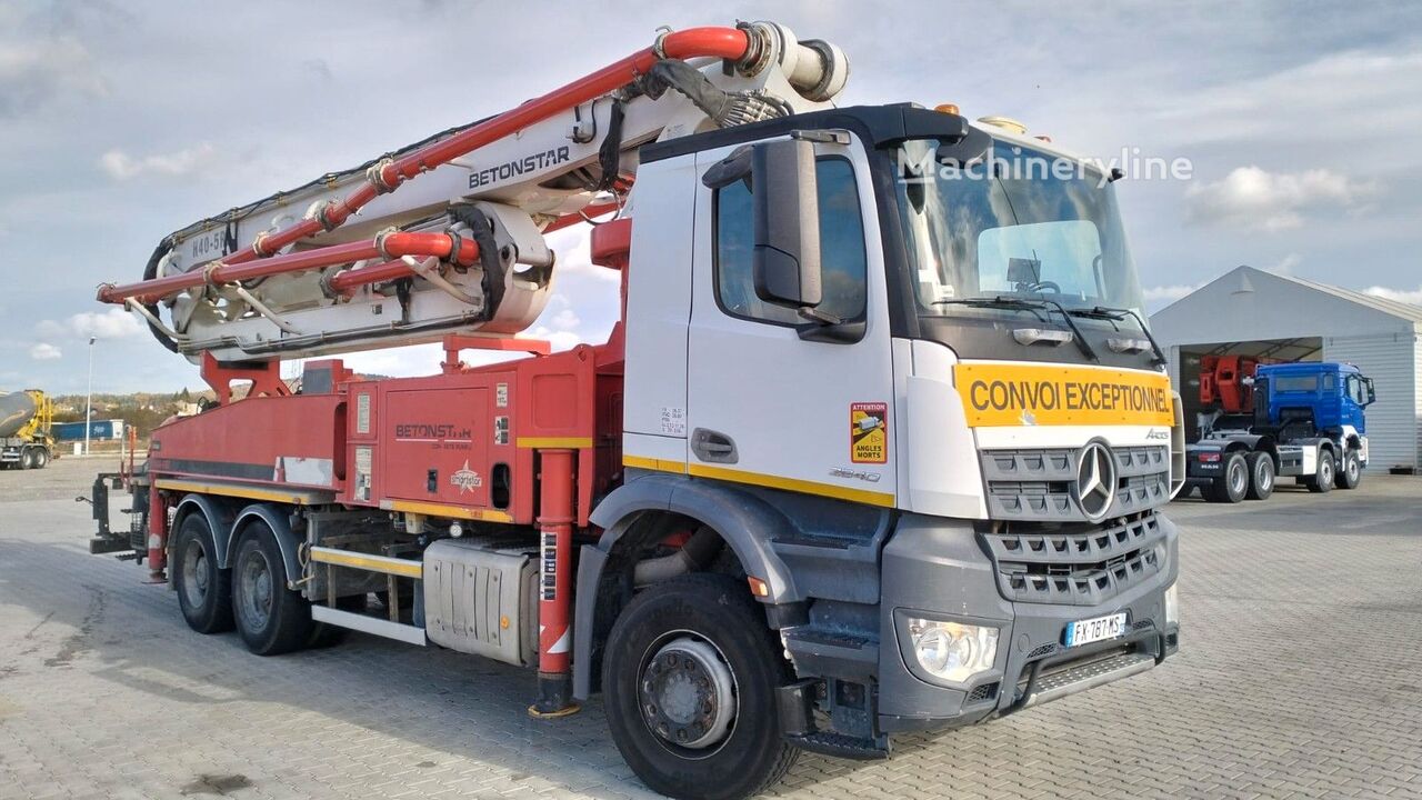 Betonstar 40.16- 5RZ na šasiji Mercedes-Benz Arocs 2840 pumpa za beton