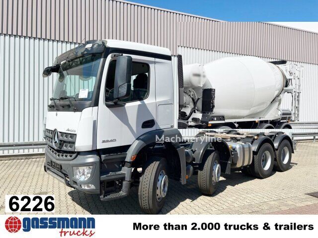 Novi Mercedes-Benz Arocs 3240 8x4, 9/10m³ Mischer kamion s mešalicom za beton