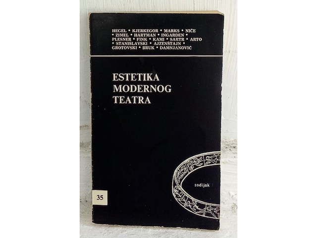ESTETIKA MODERNOG TEATRA - HEGEL,NIČE,SARTR,KAMI,ZIMEL