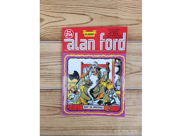 Alan Ford-Mat za srcanu,broj 214