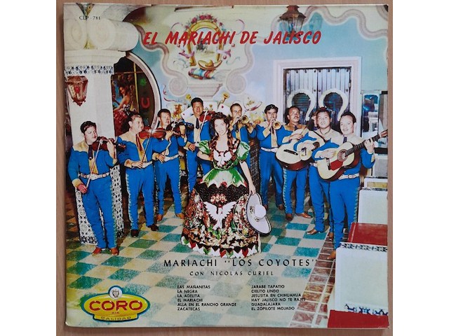 Mariachi  Los Coyotes  Con Nicolas Curie - MEXICO 1968