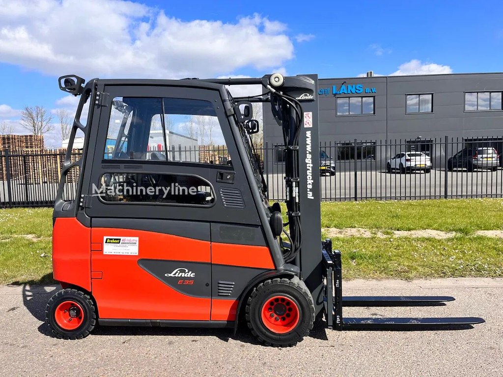 Linde E35HL-01 električni viljuškar