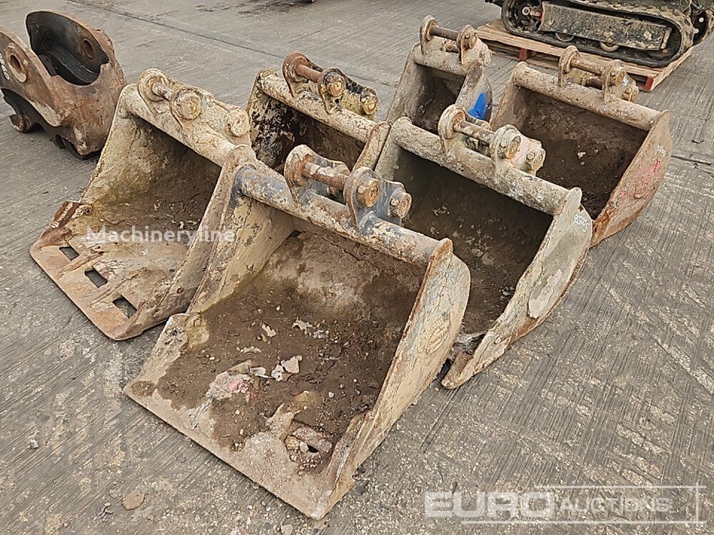 Prodaje se 12", 24", 24", 24", 24", 24" Digging Bucket 35mm Pin to suit Min kašiku za mini bager na aukciji