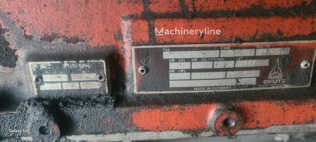Deutz BF 6M 913 motor za bagera