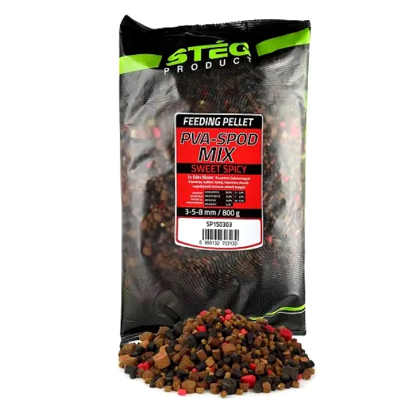 Steg Pva-Spod Mix 800g Sweet Spicy 3-5-8mm (SP150303) 64488