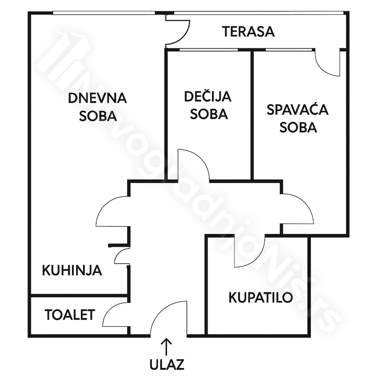 Bulevar Nemanjića, u blizini Delte, Dvosoban stan na prodaju, 59m2, 171.941€