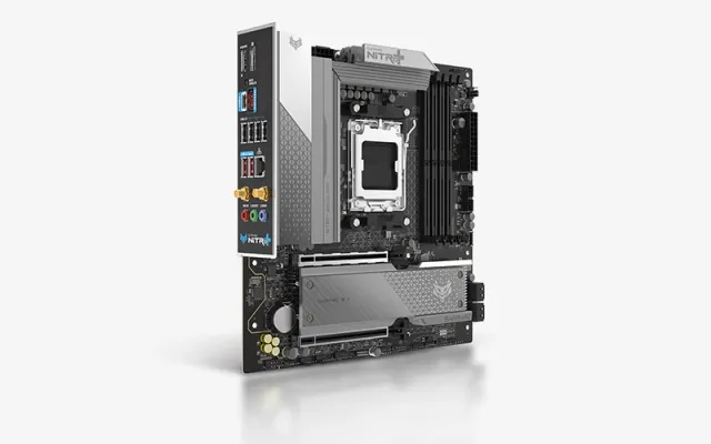 SAPPHIRE AMD B850M AM5 NITRO+ Ryzen R9/R7/R5, 4x DDR5 8000MHz, PCIE 5, 1x M.2 Gen5, 1x M.2 Gen4, LAN 2.5 Gbps, WIFI6, USB, MATX