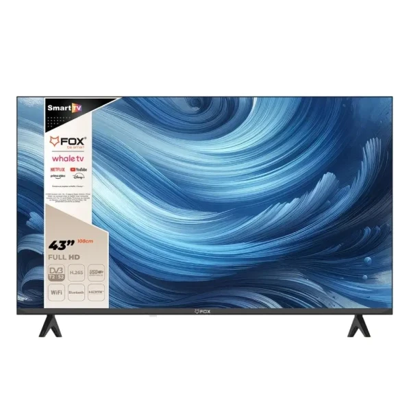 SMART LED TV 43 FOX 43WHA470E 1920x1080FHDDVB-T2WhaleOS