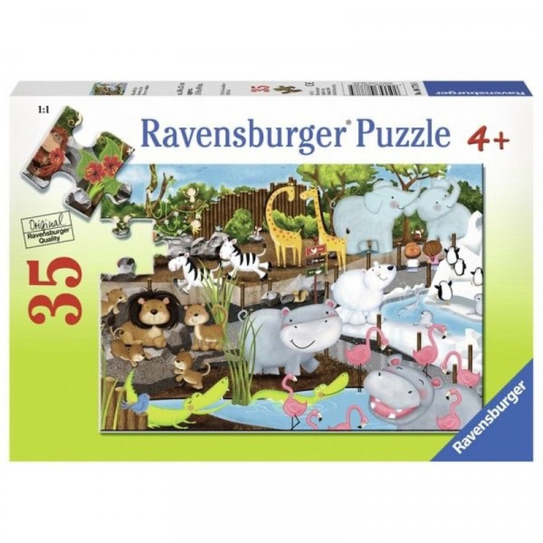 Ravensburger puzzle Slatke životinje u zoo vrtu