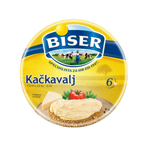 Biser topljeni sir kackavalj 140 g