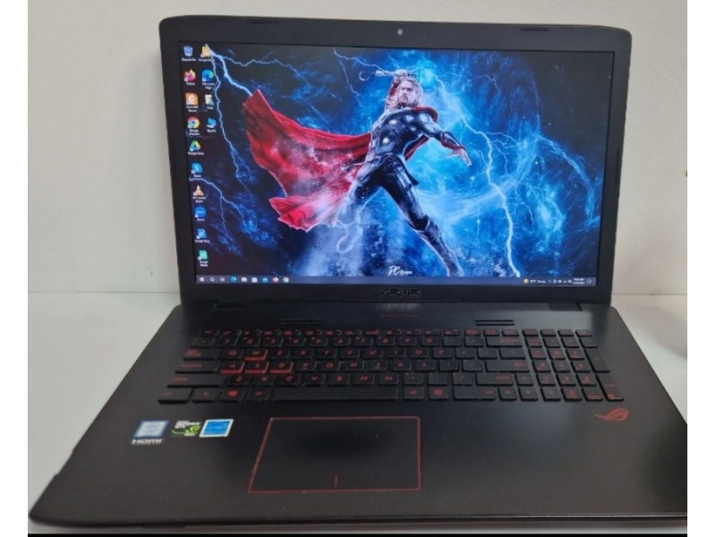 GAMER ASUS ROG 17.3inch i7 QUAD 32GB 512GB SSD +1TB HDD