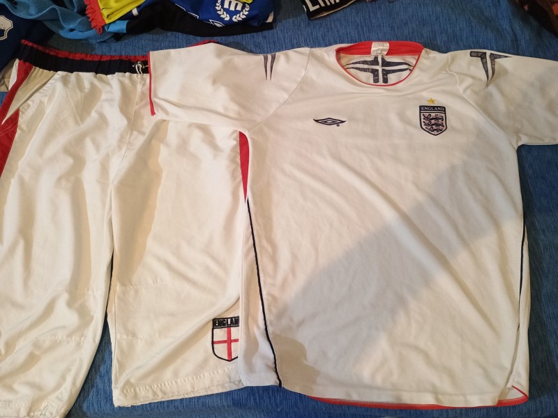 Engleska Dres Umbro 2002-2004 Komplet XL