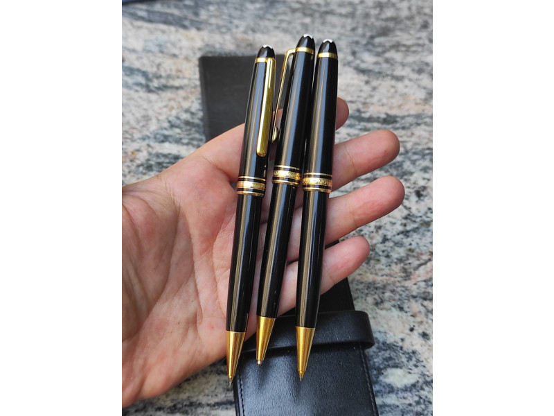 Vintage Montblanc Meisterstuck set olovke sa futrolom