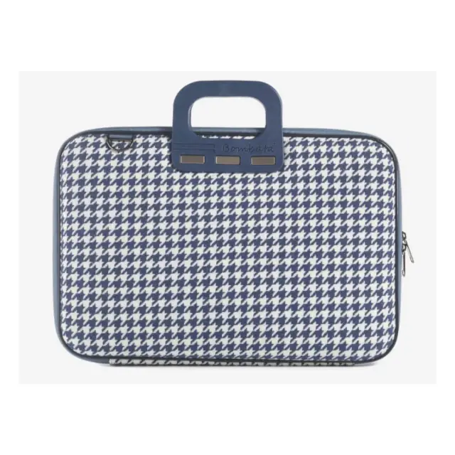 Bombata Torba za laptop Pied de Poule, 15.6", Bela
