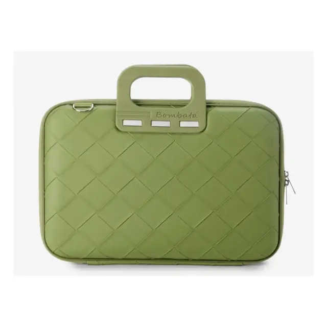 Bombata Torba za laptop Intrecciato, 15.6-16", Zelena