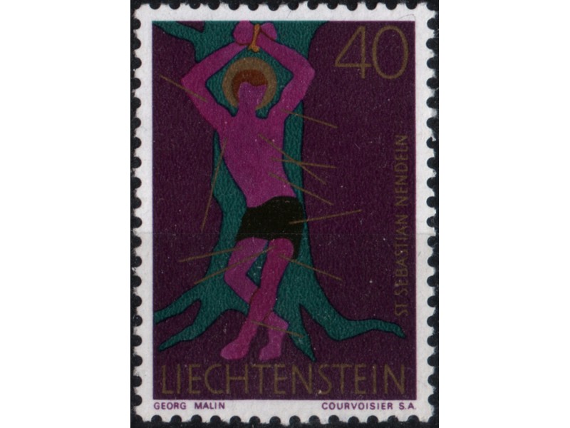 kt695a 11.jun1971 LiechtensteinF Mi543 **