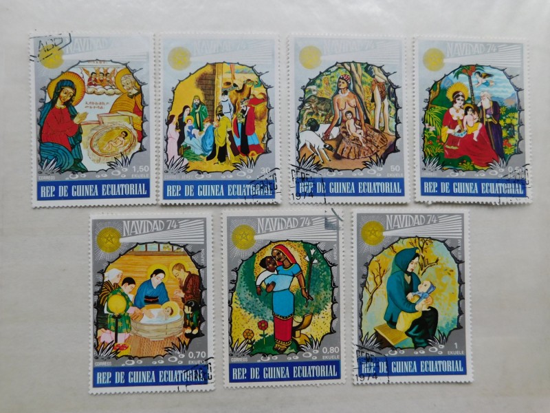 GUINEA ECUATORIAL 1974 KOMPLET SERIJA