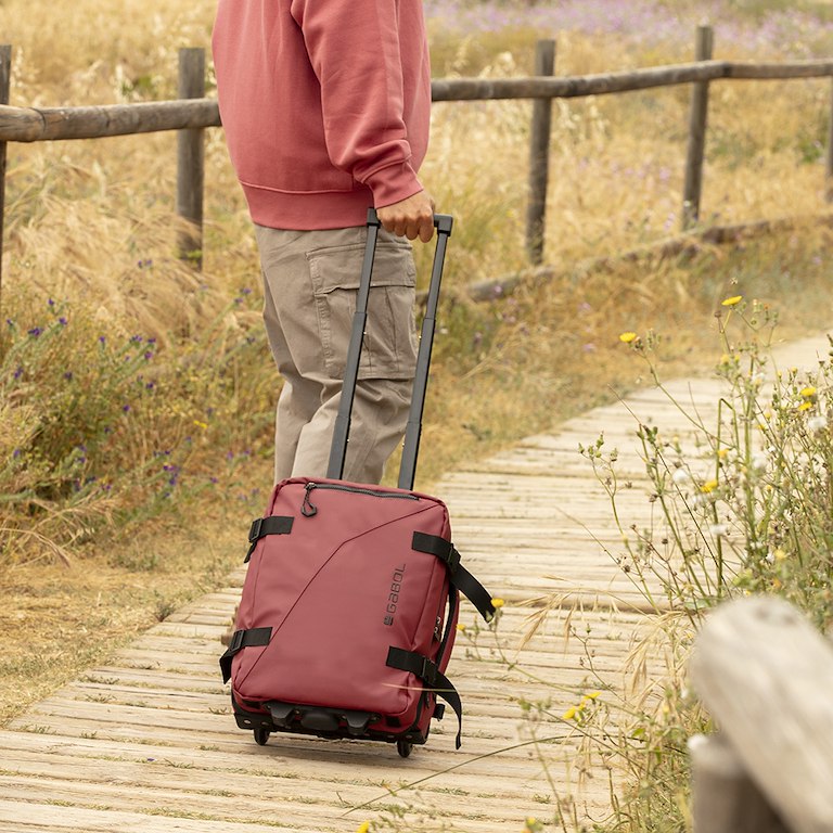 Torba sa točkićima/ranac proširiva 30x40x20/24 cm 24l/2,2 kg Canada bordo