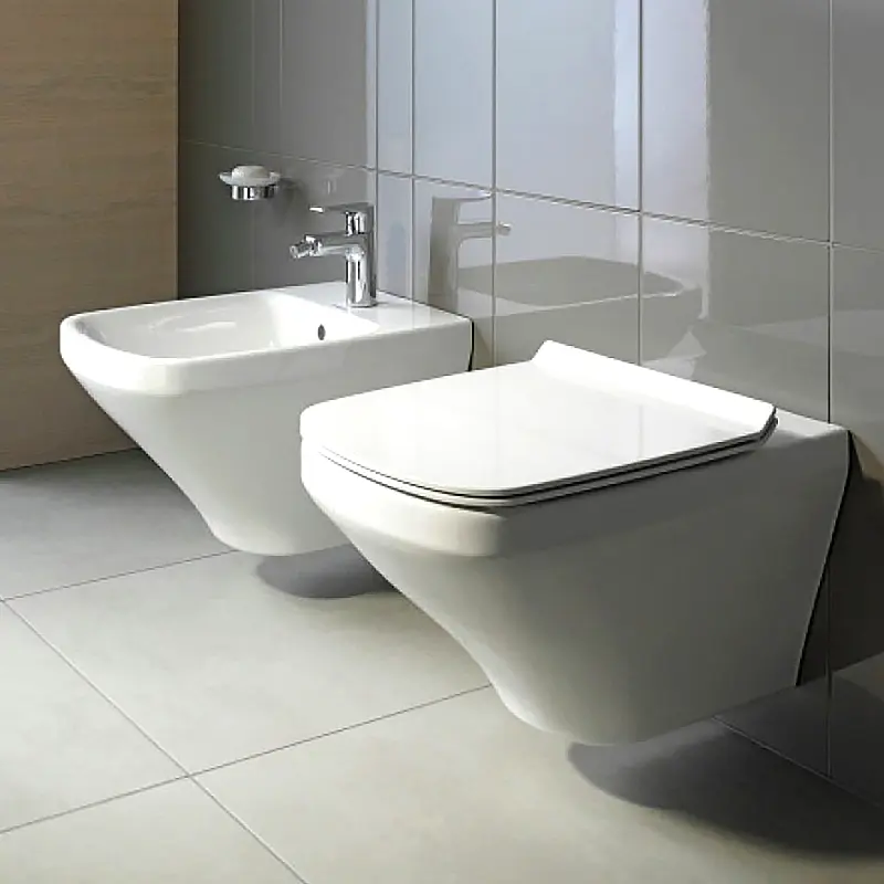 DuraStyle Rimless WC šolja, konzolna zidna, 370 x 540 Duravit