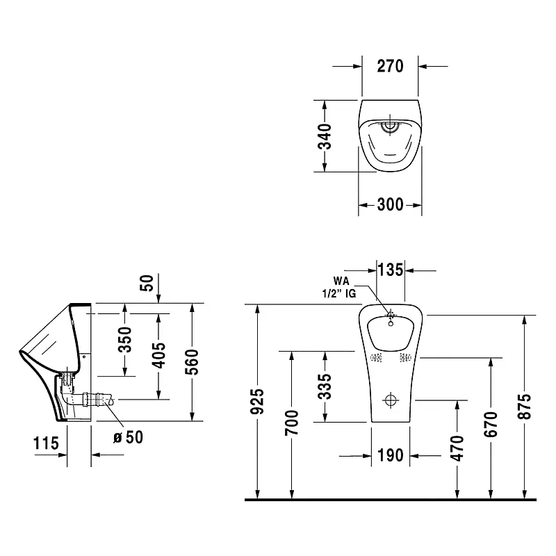 DuraStyle Pisoar Duravit