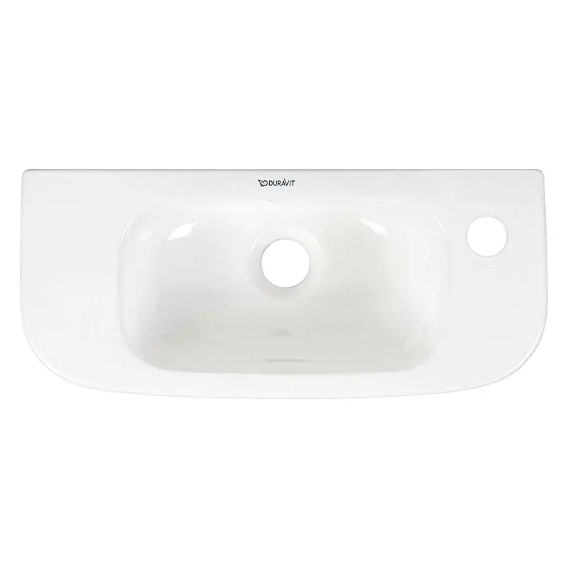 D-Code Lavabo, rupa za slavinu sa desne strane, 500x220 Duravit