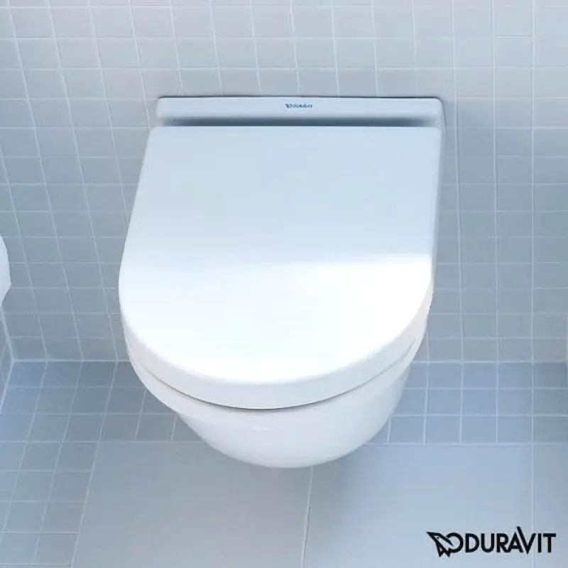WC šolja Starck 3, kompaktna, zidna, sa WonderGliss glazurom, Duravit