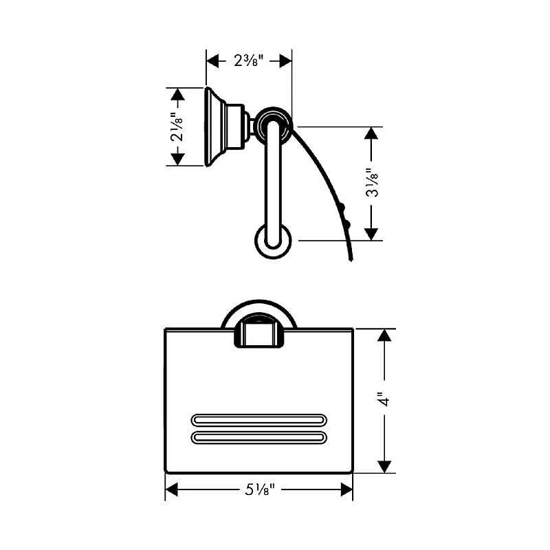 Montreux Držač za toalet papir BN Axor