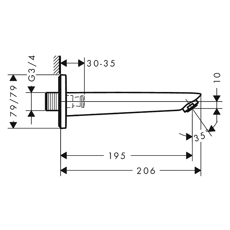 Talis E lula za kadu Hansgrohe