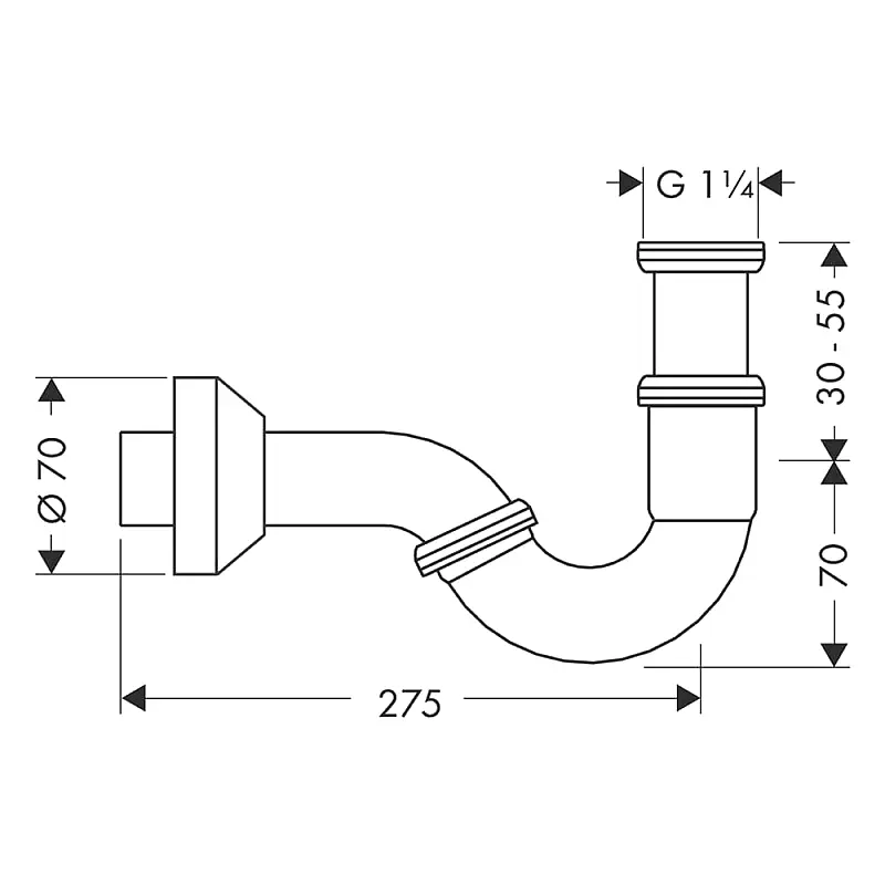 Sifon za bide Hansgrohe