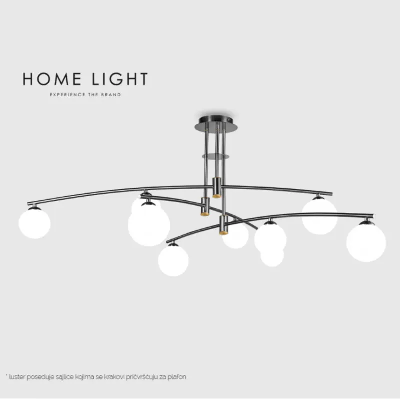 VESTA 377 LUSTER CRNA 9*G9 HOME LIGHT