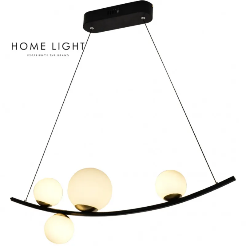 LUNA 251 VISILICA 4*E14 CRNA/ZLATO HOME LIGHT