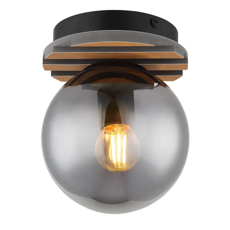 PLAFONSKA LAMPA DRVENE LETVICE PARSONS 54343-1 GLOBO LIGHTING