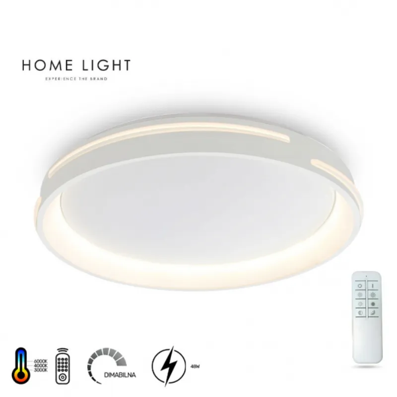 VESTA 655 LED PLAFONJERA BELA 48W HOME LIGHT