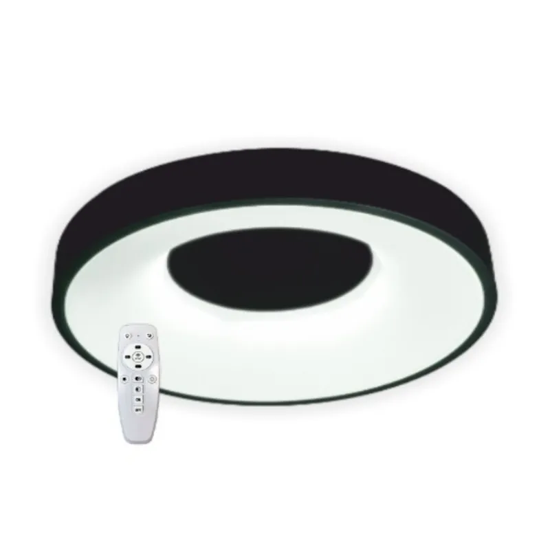 M205466 2x24W LED PLAFONJERA CRNA DALJINSKI MITEA LIGHTING