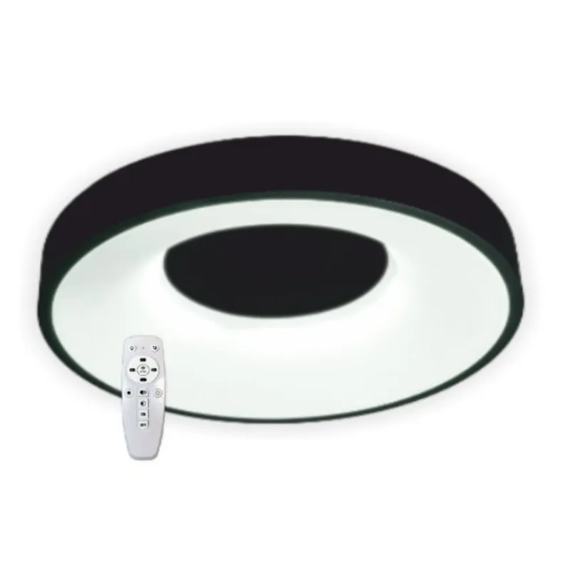 M205467 2x24W LED PLAFONJERA CRNA DALJINSKI MITEA LIGHTING
