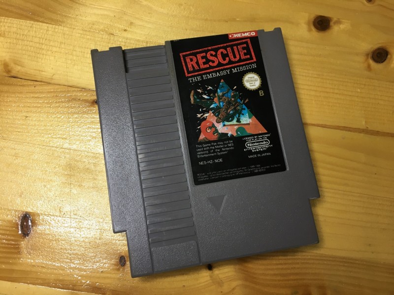 RESCUE The Embassy Mission Nintendo NES