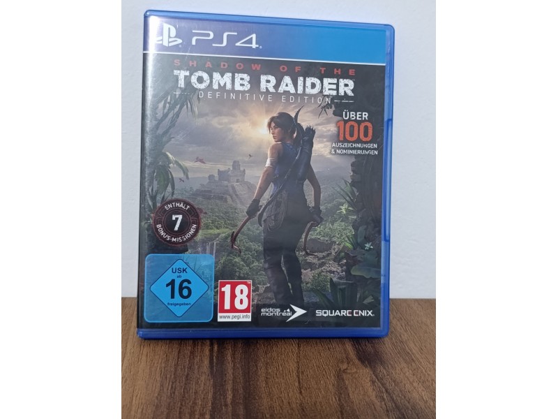 Shadow of the Tomb Raider Definitive Edition PS4
