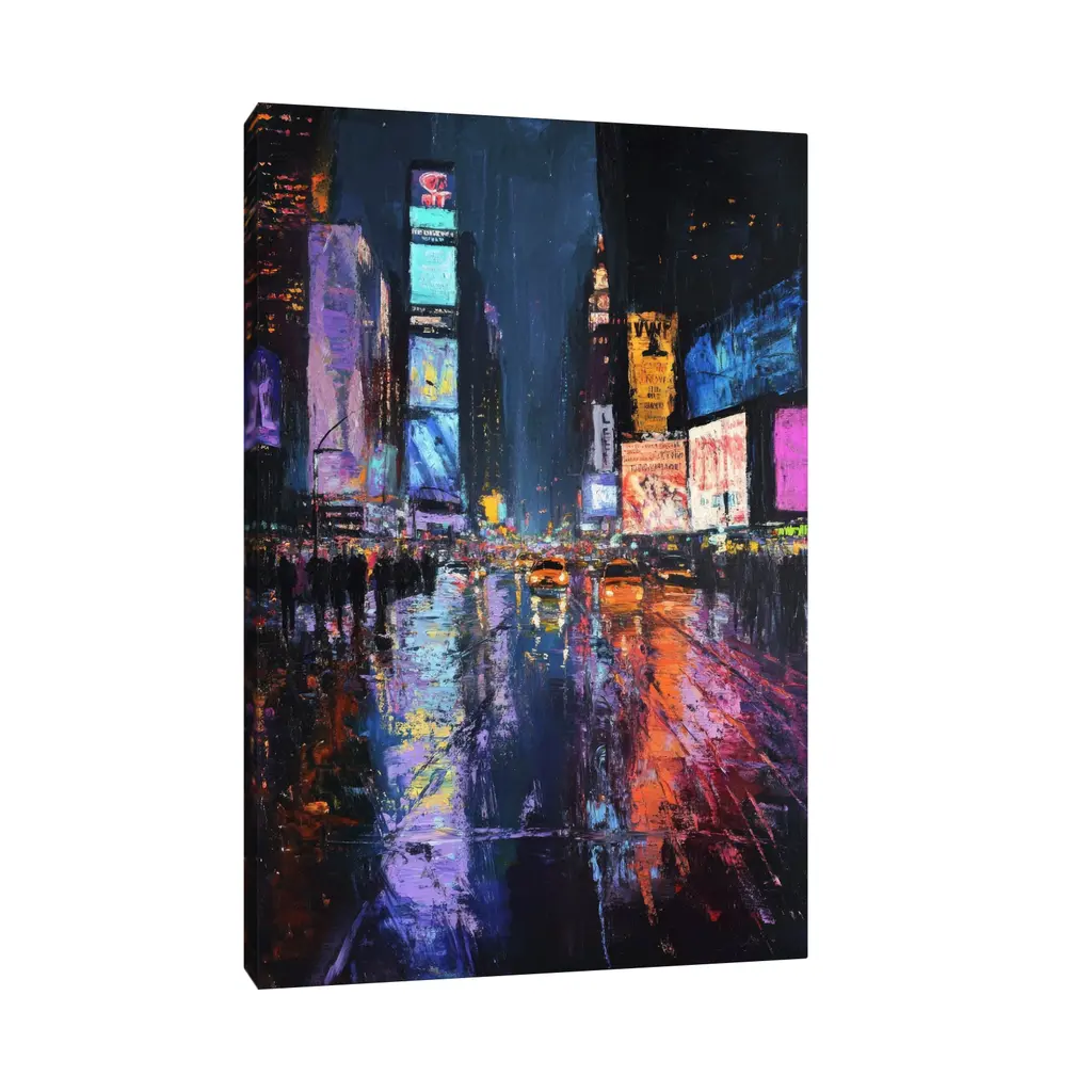Canvas Slika na platnu Times Square, Bez rama, 80x120cm