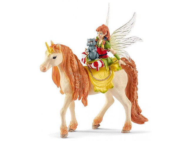 Schleich Figura Bayala - Vila Marween na leđima blistavog jednoroga 70567