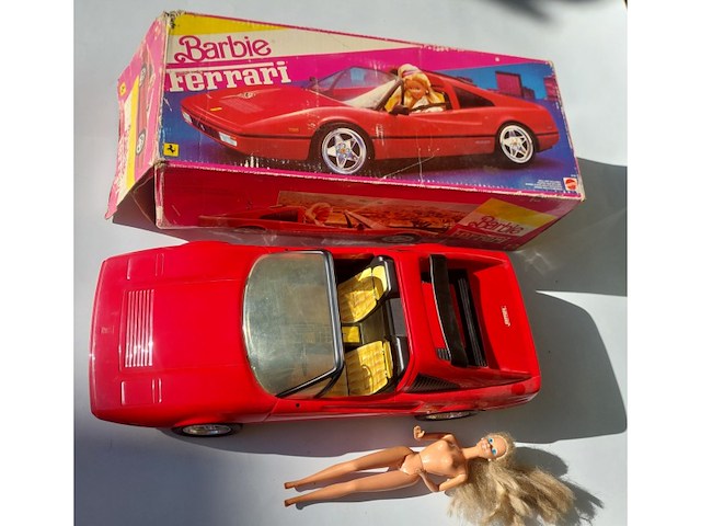 Barbie FERRARI OGROMNI vintage 1980te u kutiji slika 1