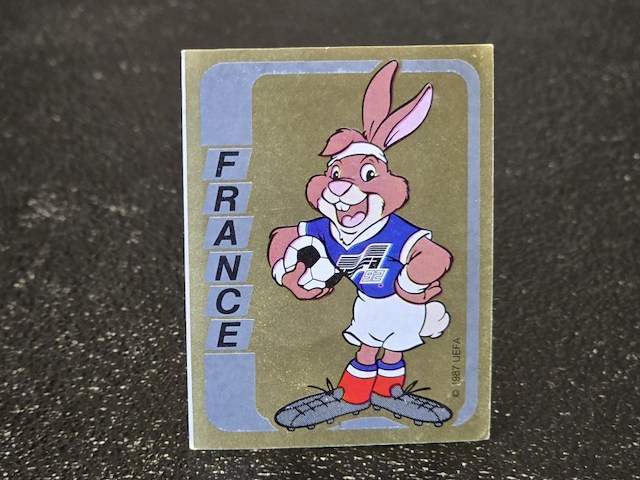Sličica Euro 92 Panini broj 41 Francuska grb