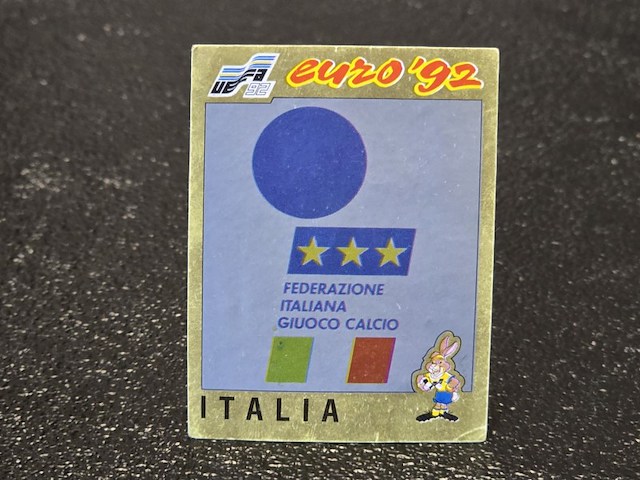 Sličica Euro 92 Panini broj 234 Italija grb