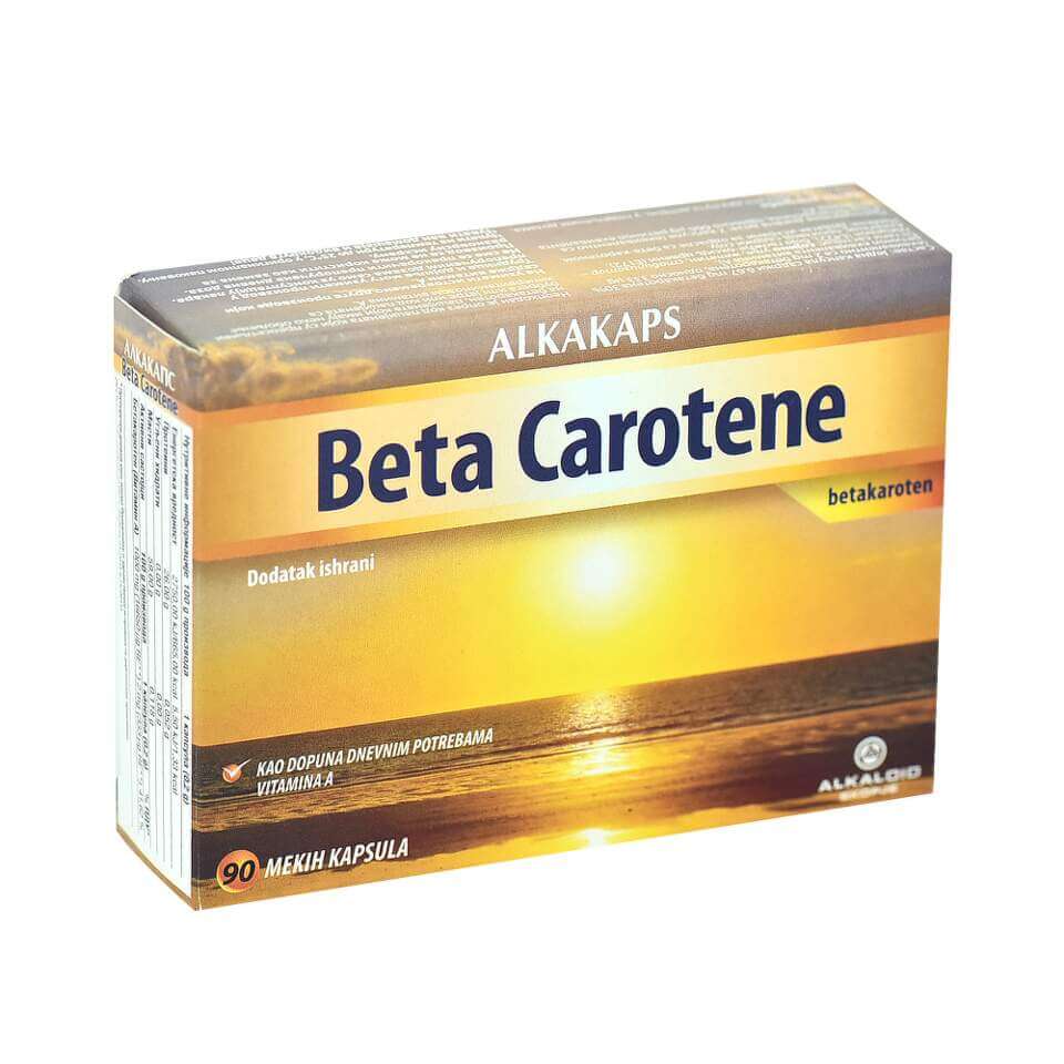 BETA CAROTENE TBL 90X2MG ALKAKAPS