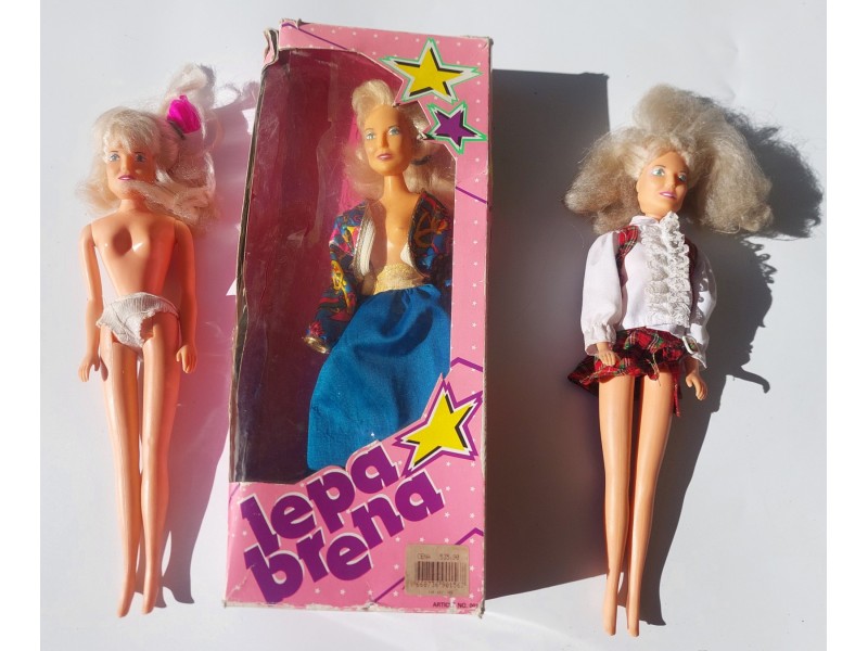 LUTKE BARBIE LEPA BRENA PREDIVAN LOT YU